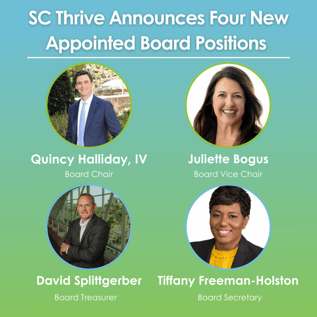 SC Thrive Announces Four New Appointed Board Positions | SC Thrive
